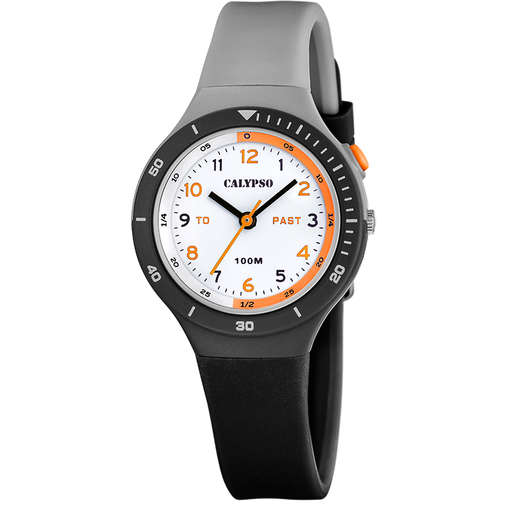 Calypso unisex's white rubber watch bracelet K5882/4