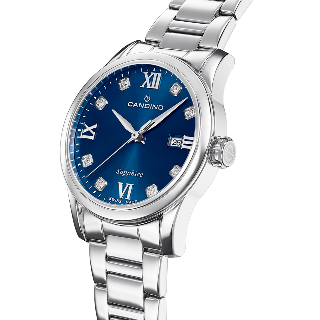 Swiss women's Candino watch, blue. collection Lady Elegance. C4738/2