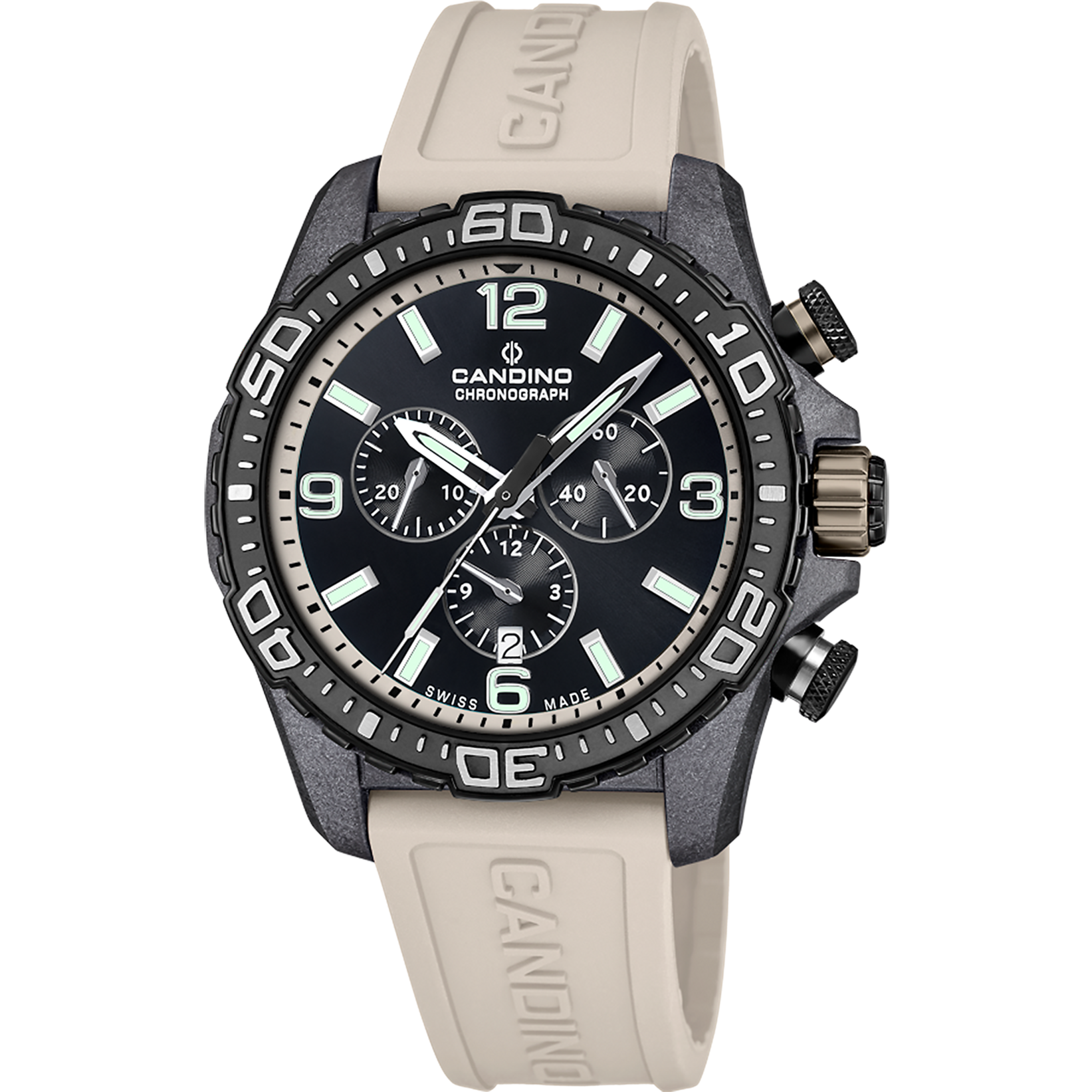 RELOJ CANDINO SWISS C4779/1 NEGRO HOMBRE