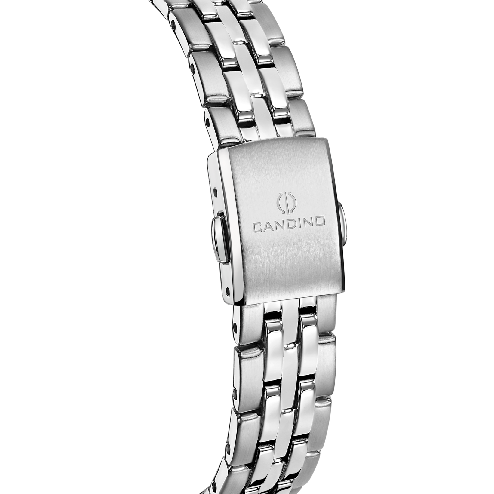 Candino Swiss women's white Automatic stainless steel watch bracelet ...