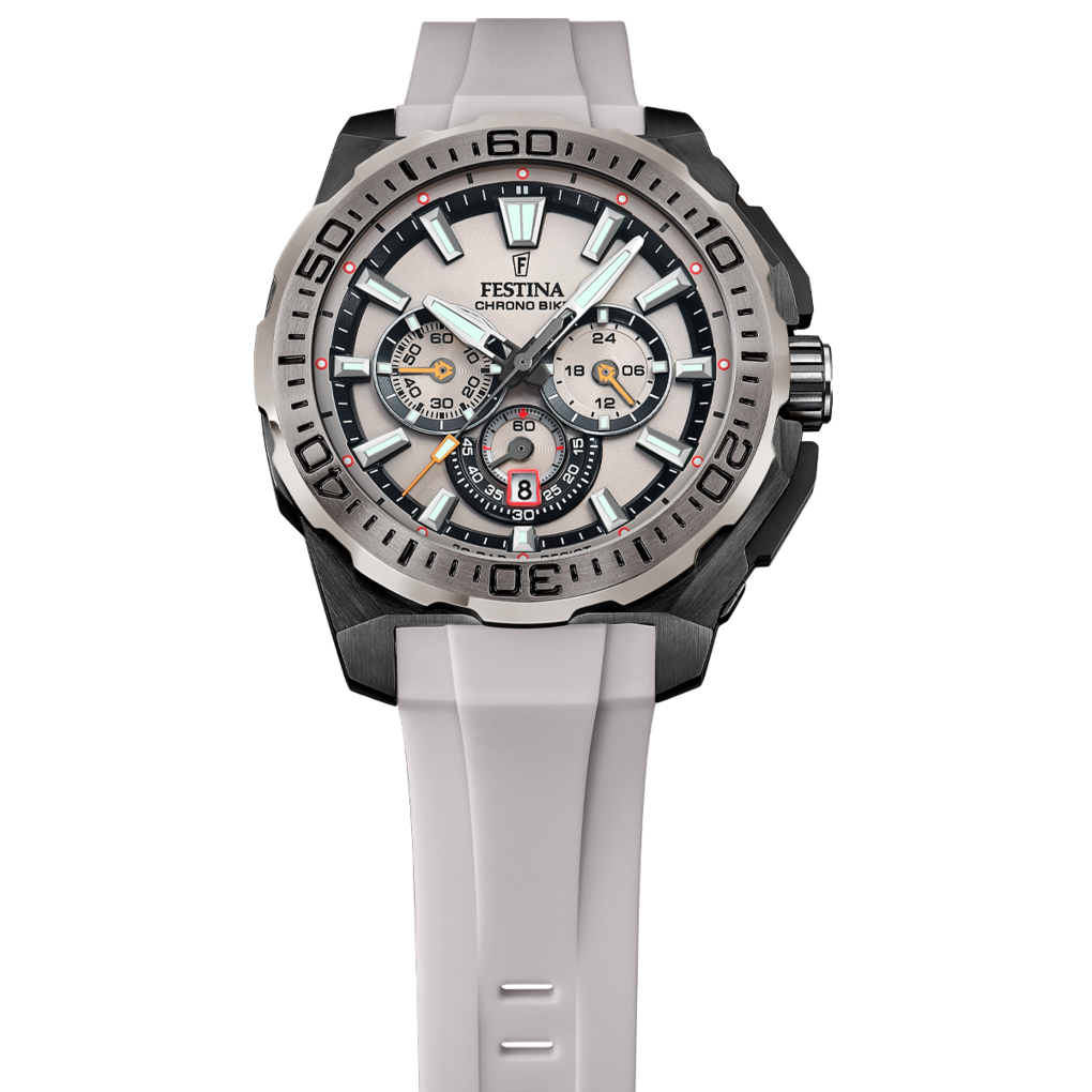 FESTINA CHRONO BIKE HERENHORLOGE F20726/1 BRUINE RUBBEREN BAND