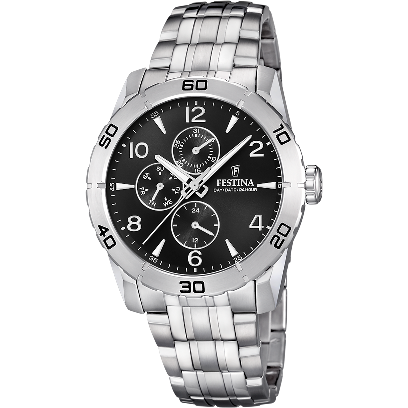 RELOJ FESTINA F16606/F NEGRO CORREA DE ACERO INOXIDABLE, HOMBRE
