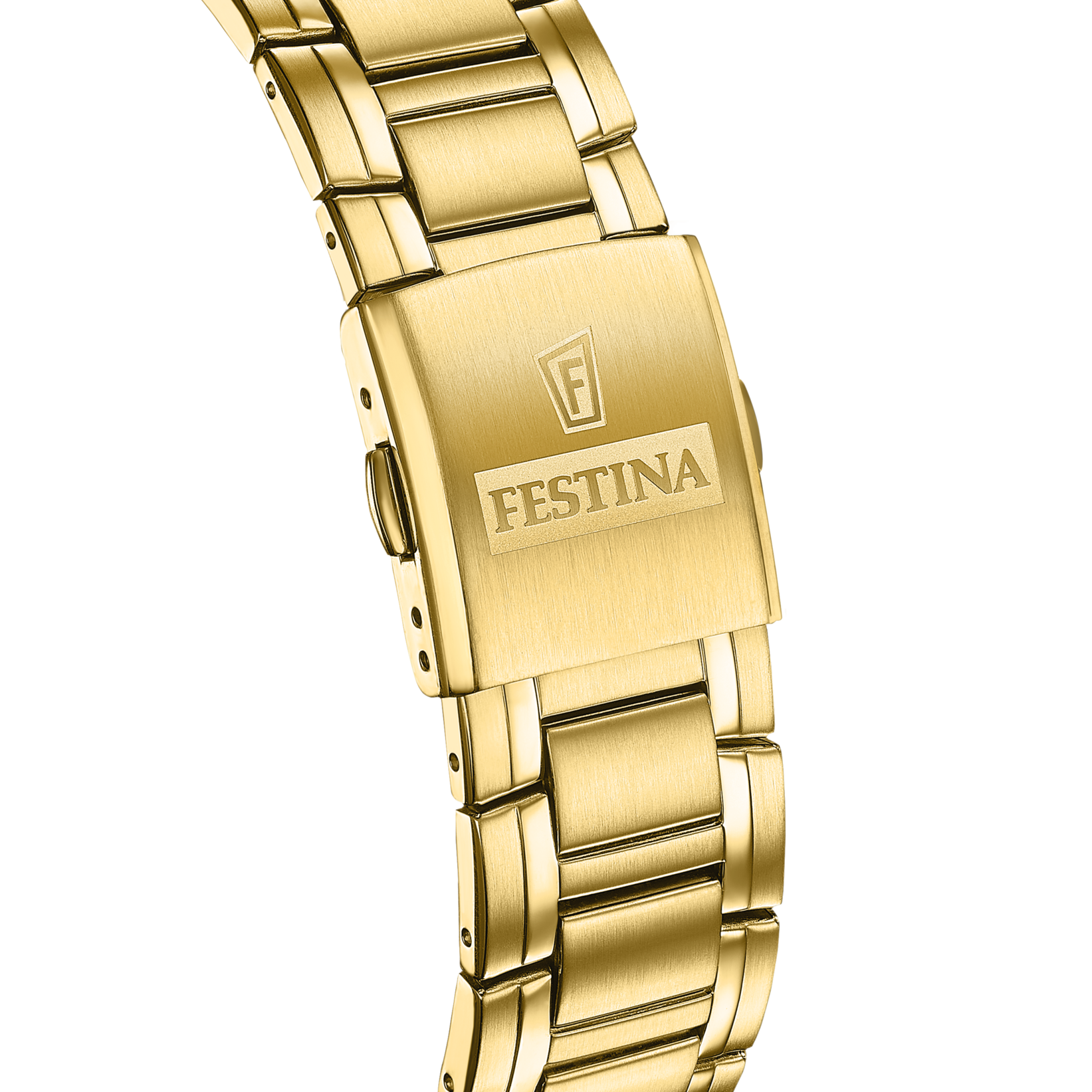 FESTINA MEN'S BEIGE TIMELESS CHRONOGRAPH STAINLESS STEEL WATCH BRACELET ...