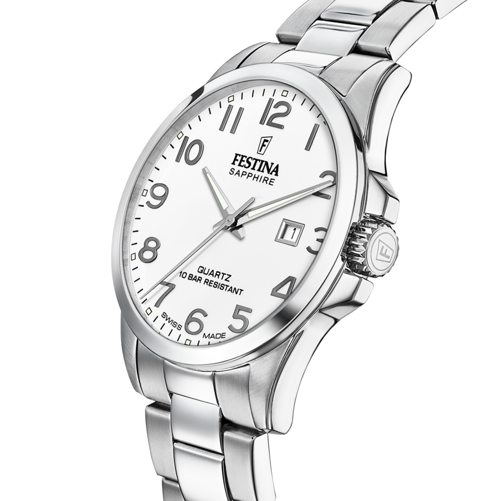 Festina watch F20024/1 silver men's