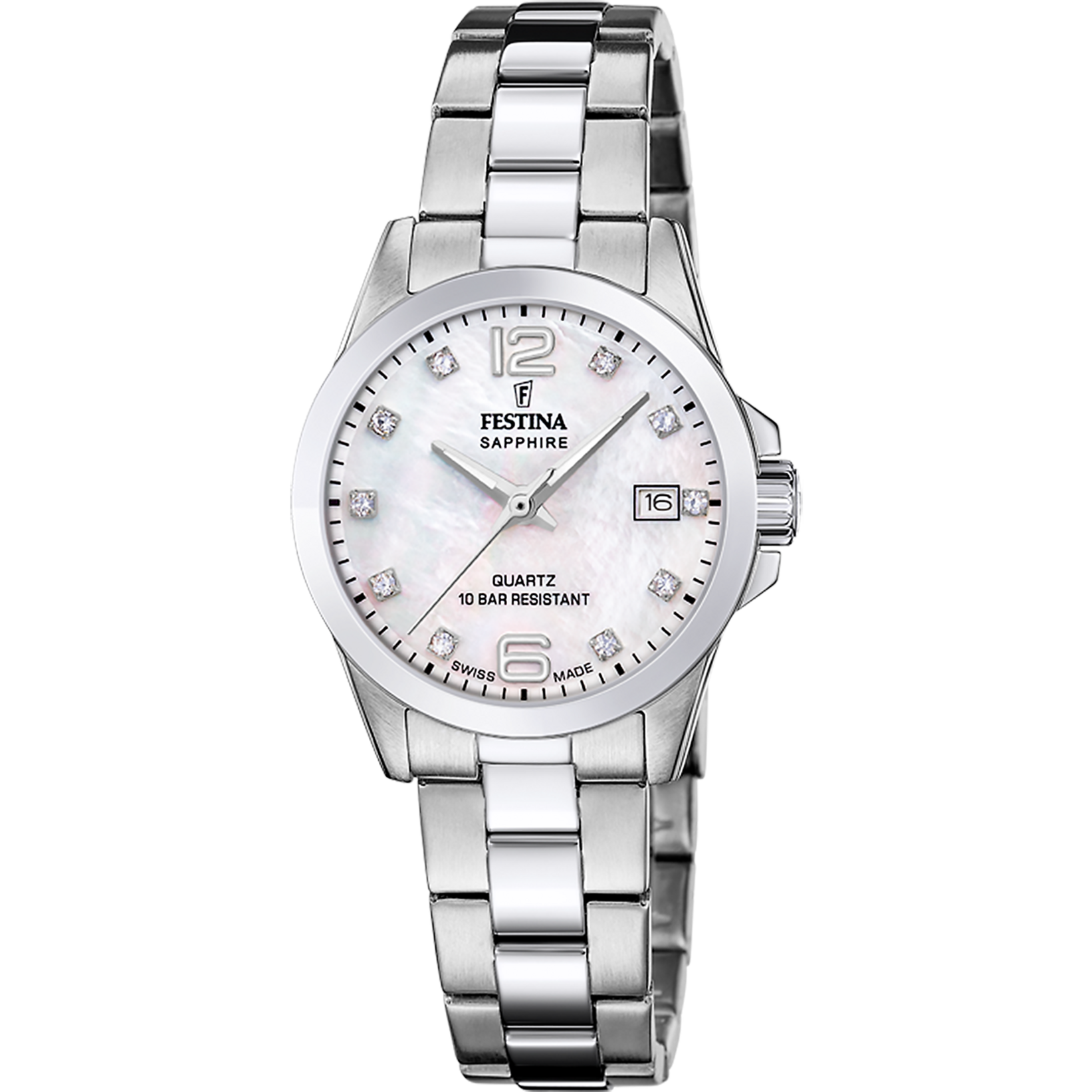 Women’s Festina Swiss Made Classic Steel watch F20049/7