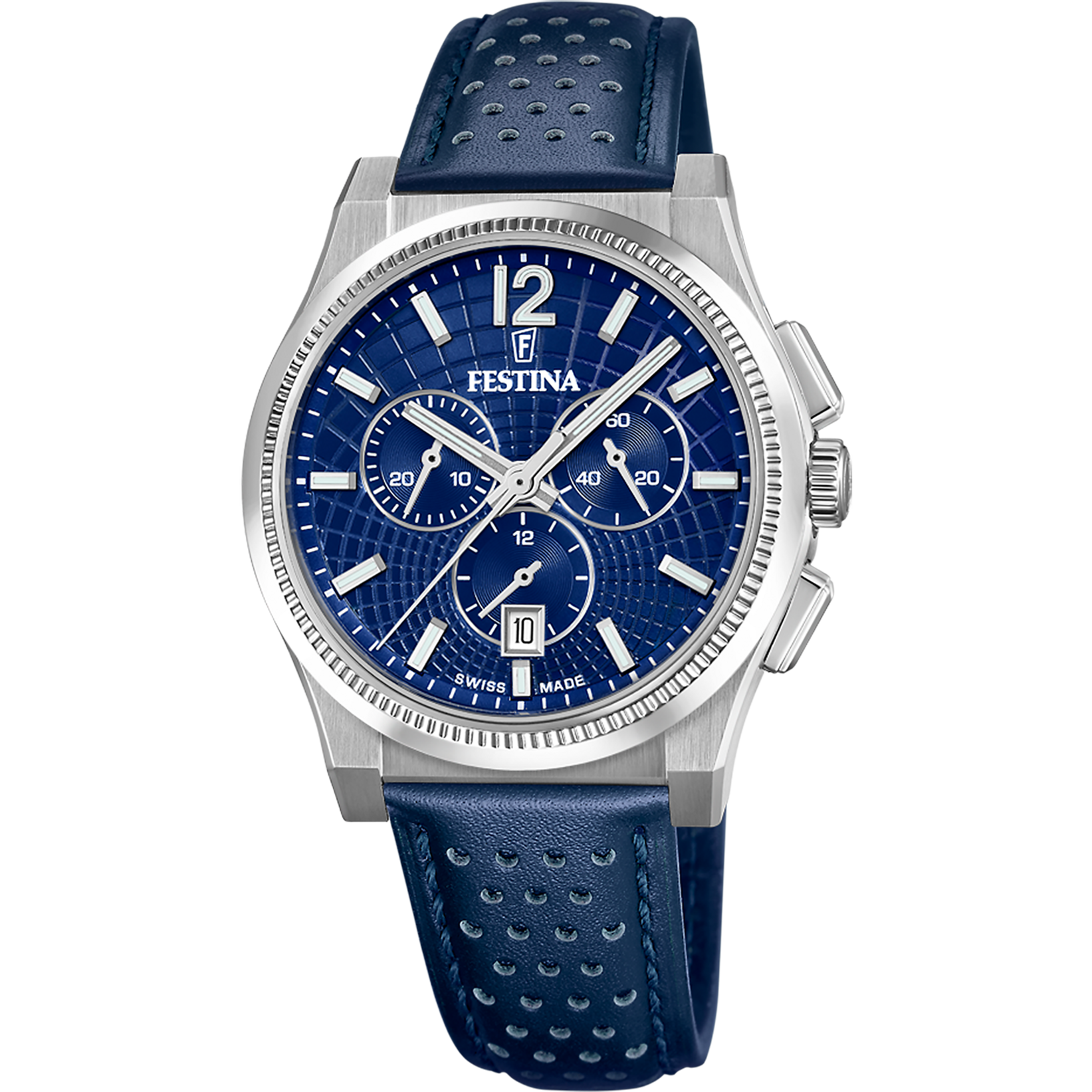 RELOJ DE HOMBRE FESTINA SWISS MADE RIVÉ F20060/2 AZUL