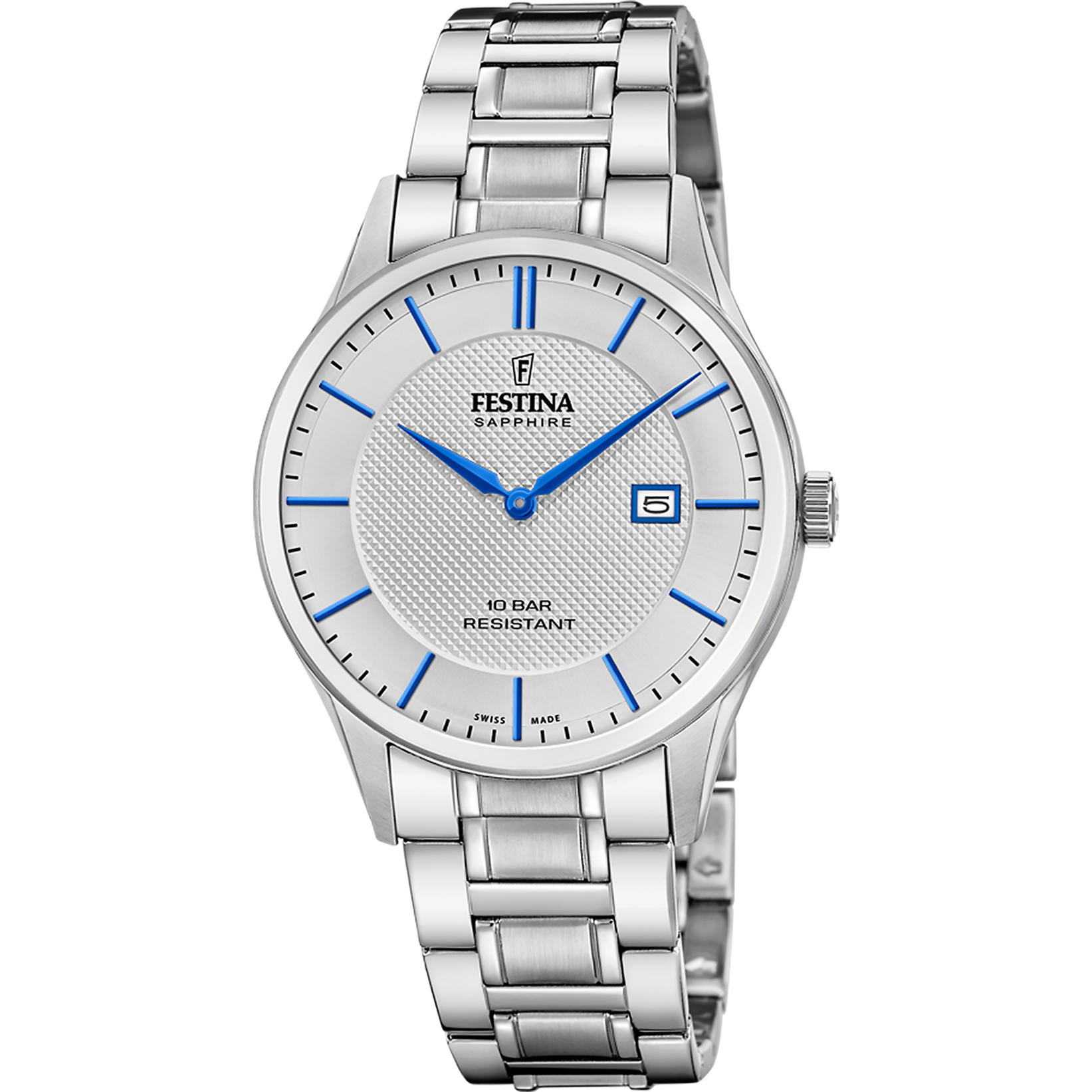 RELOJ FESTINA SWISS MADE F20067/3 GRIS HOMBRE