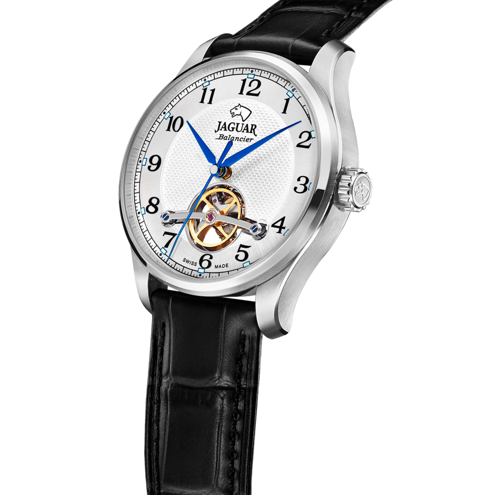 SILVER MEN'S WATCH JAGUAR AUTOMATIC BALANCIER J966/1