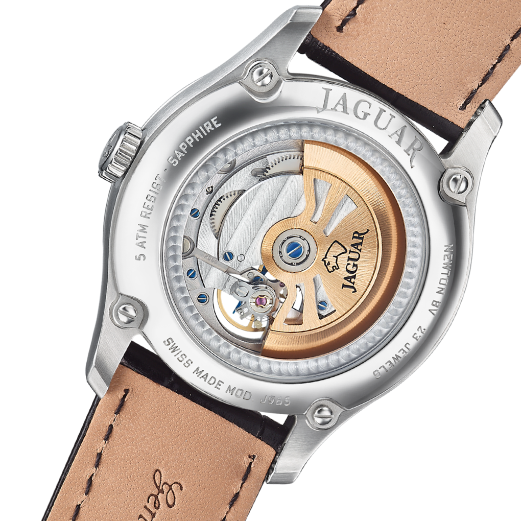 SILVER MEN'S WATCH JAGUAR AUTOMATIC BALANCIER J966/1