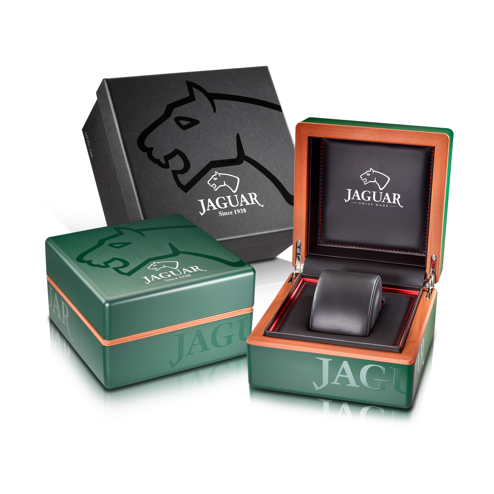 GREEN MEN'S WATCH JAGUAR AUTOMATIC BALANCIER J965/4