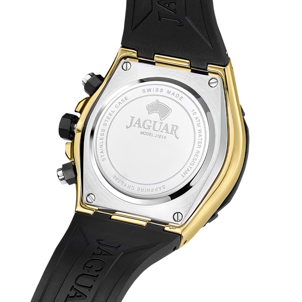 Reloj suizo Jaguar Diplomatic para hombre, color negro J1014/1