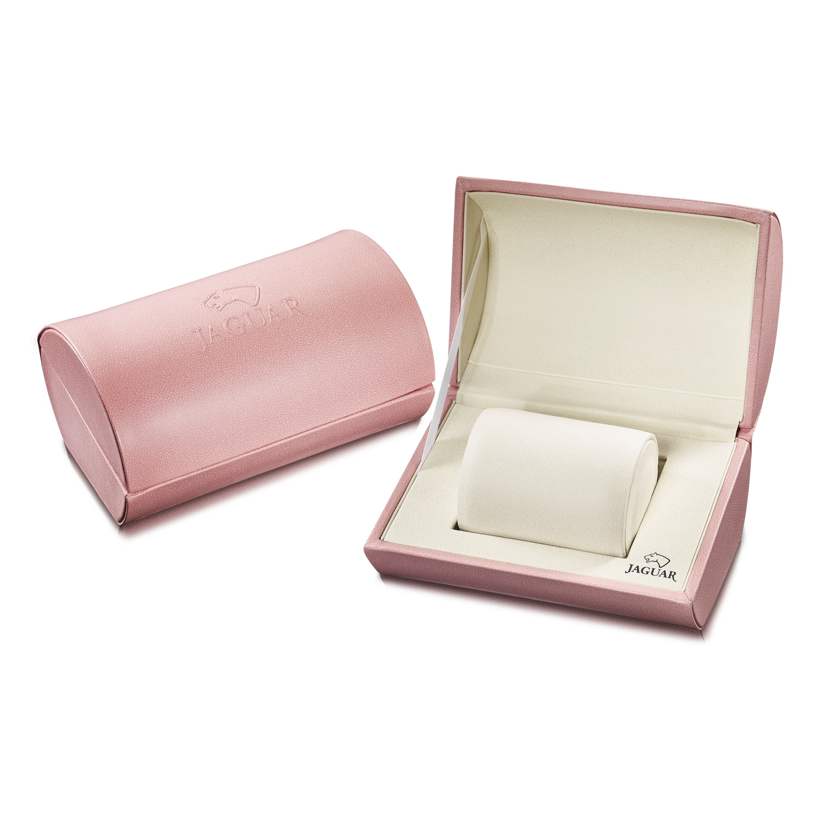 JAGUAR SWISS MADE WOMEN'S BEIGE RUBBER WATCH BRACELET J1018/2