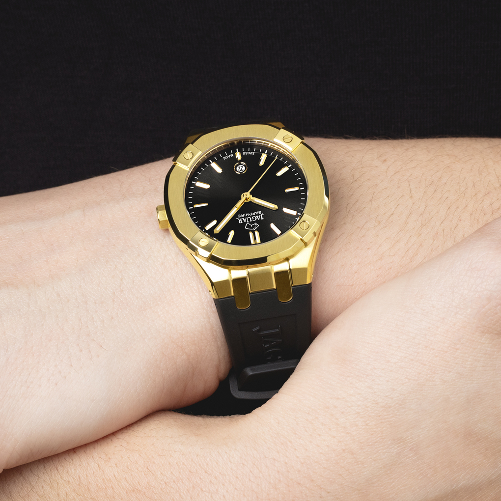 Reloj suizo Jaguar Diplomatic para mujer, color negro J1018/1