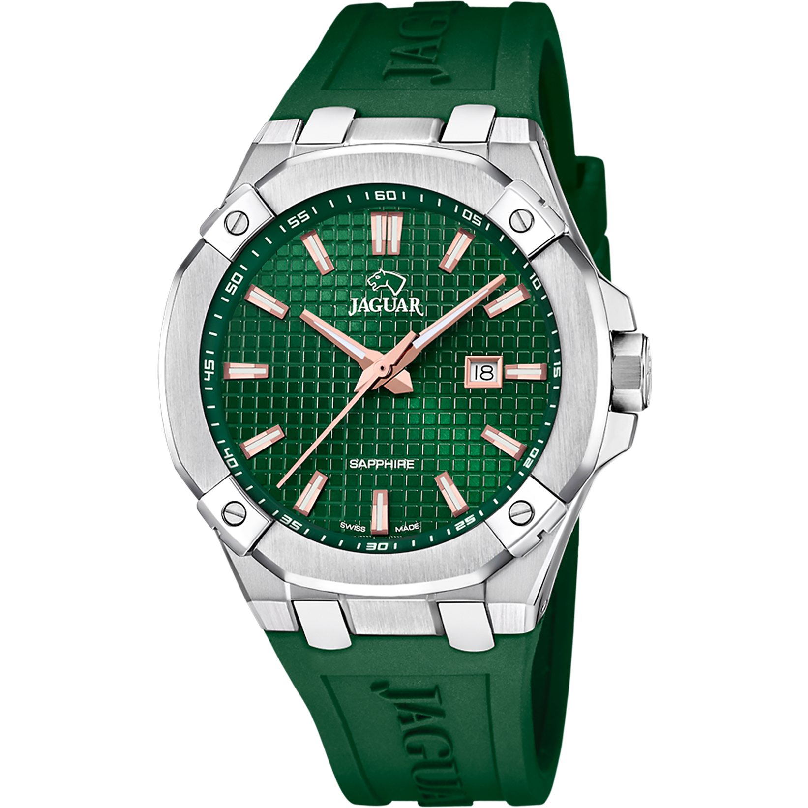 RELOJ SUIZO JAGUAR DIPLOMATIC PARA HOMBRE, COLOR VERDE J1010/3