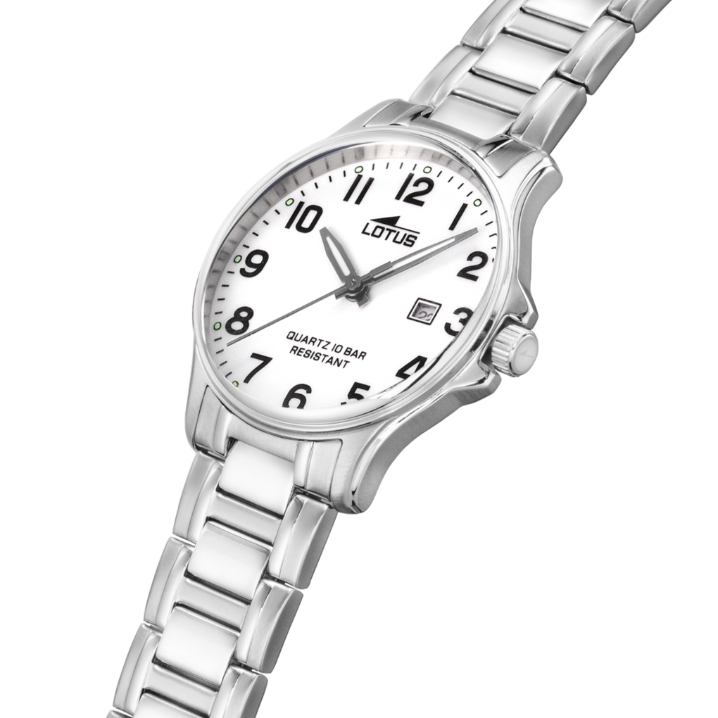 RELOJ DE MUJER LOTUS CLASSIC STEEL CON ESFERA BLANCA 18655/1