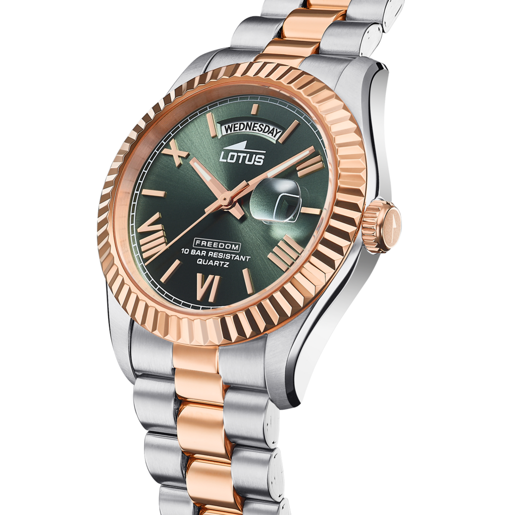 RELOJ DE HOMBRE LOTUS FREEDOM CON ESFERA VERDE 18856/3