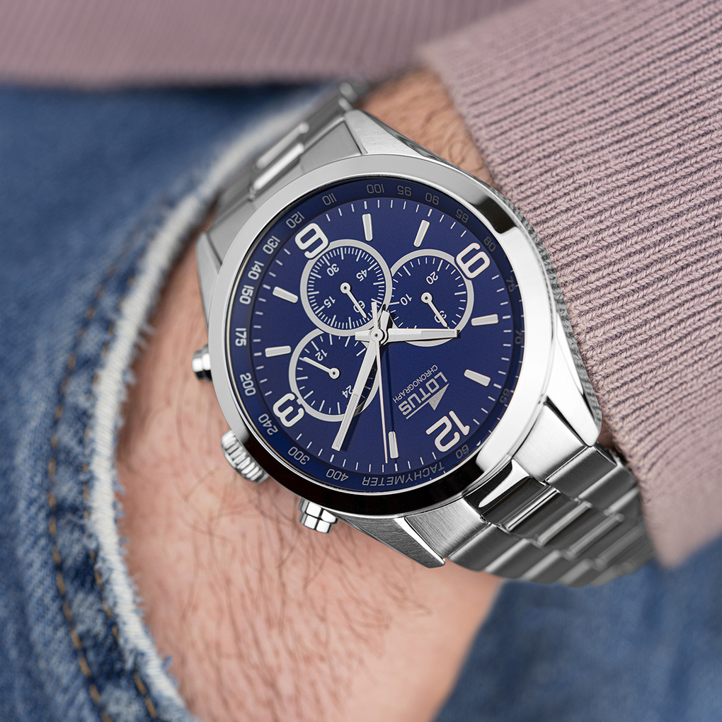 Reloj de hombre Lotus Minimalist con esfera azul 18152/4