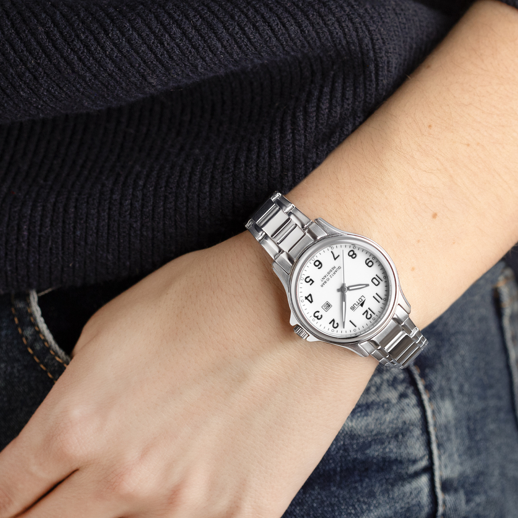 RELOJ DE MUJER LOTUS CLASSIC STEEL CON ESFERA BLANCA 18655/1
