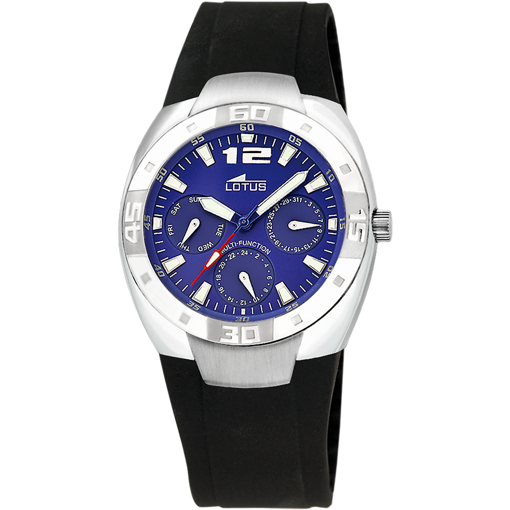 Reloj Lotus 15333/D azul correa de caucho, hombre