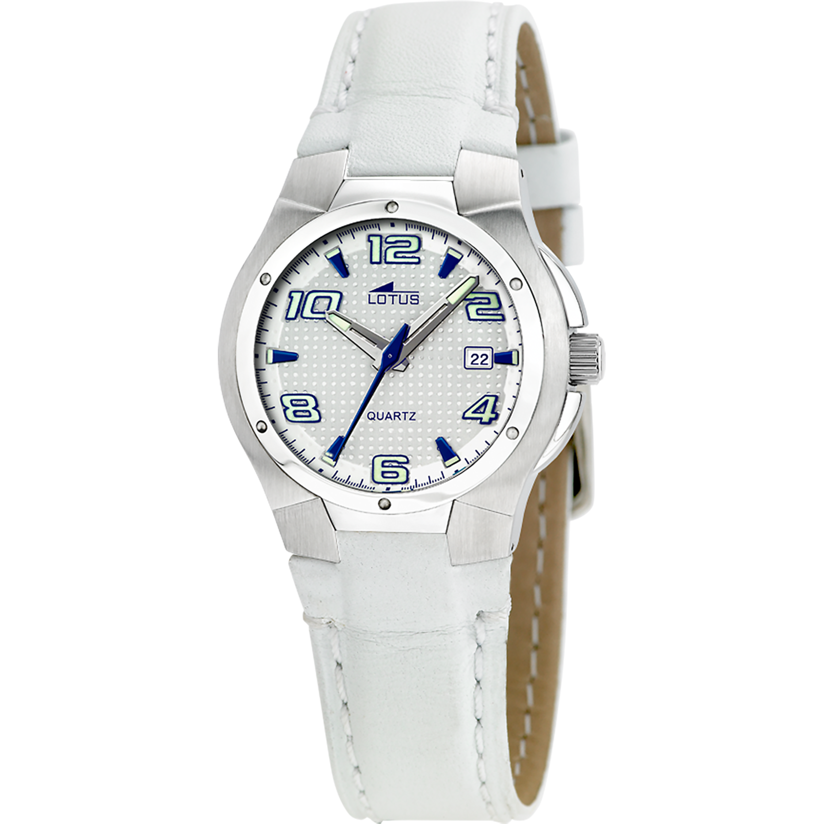 RELOJ LOTUS 15383/1 PLATEADO CORREA DE CUERO, MUJER