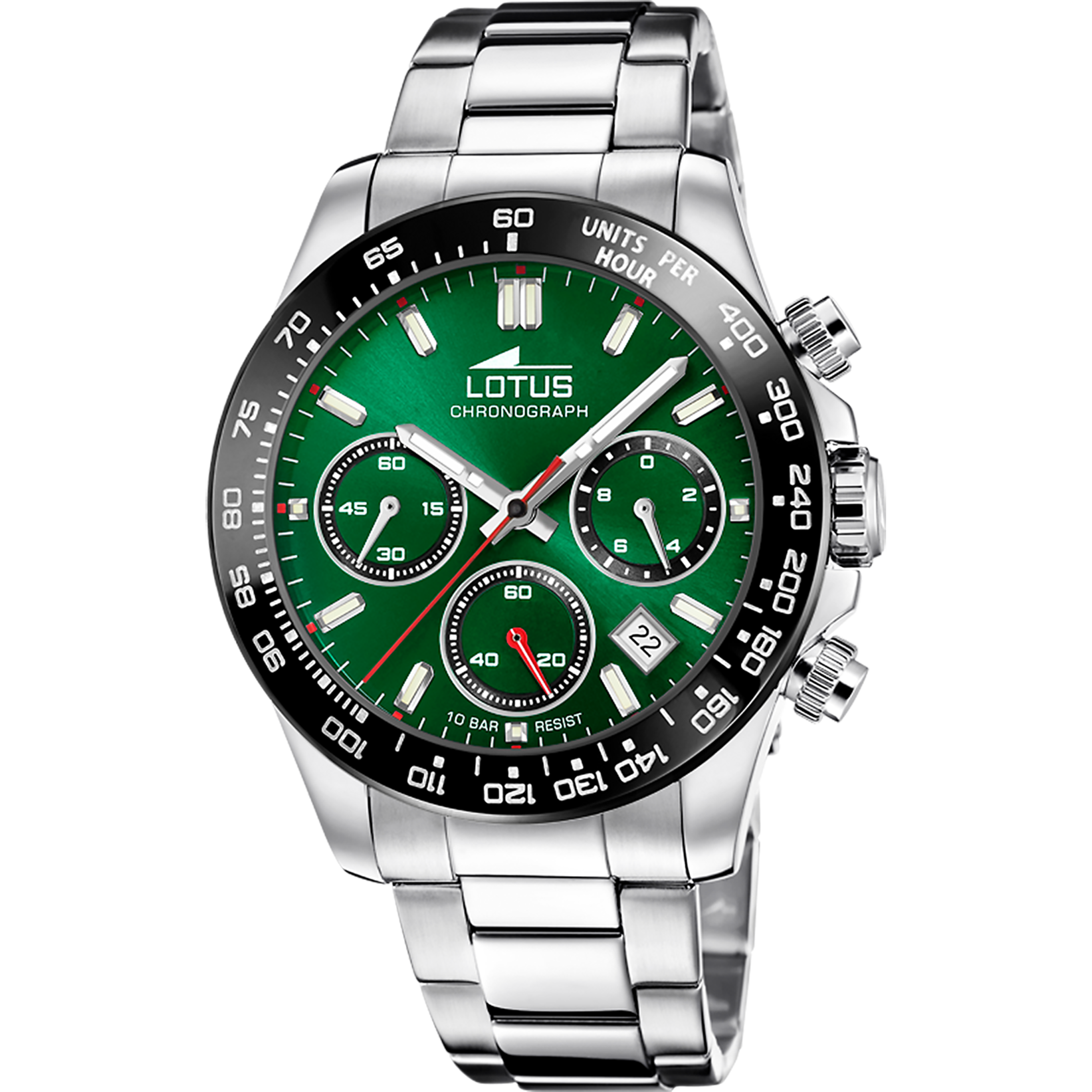 RELOJ DE HOMBRE LOTUS FREEDOM CON ESFERA VERDE 18912/5