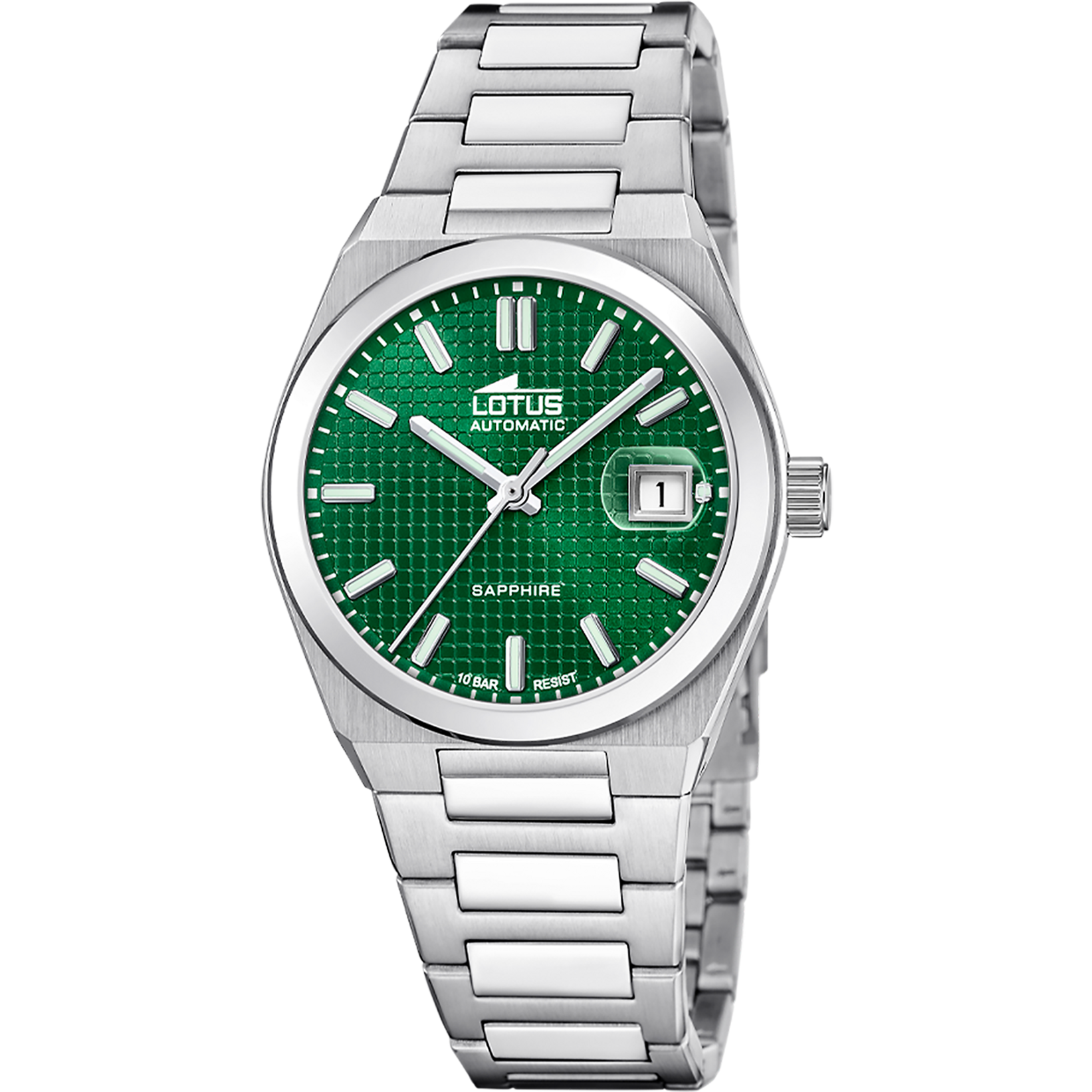 LOTUS MEN'S GREEN AUTOMATIC STAINLESS STEEL WATCH BRACELET 18999/3