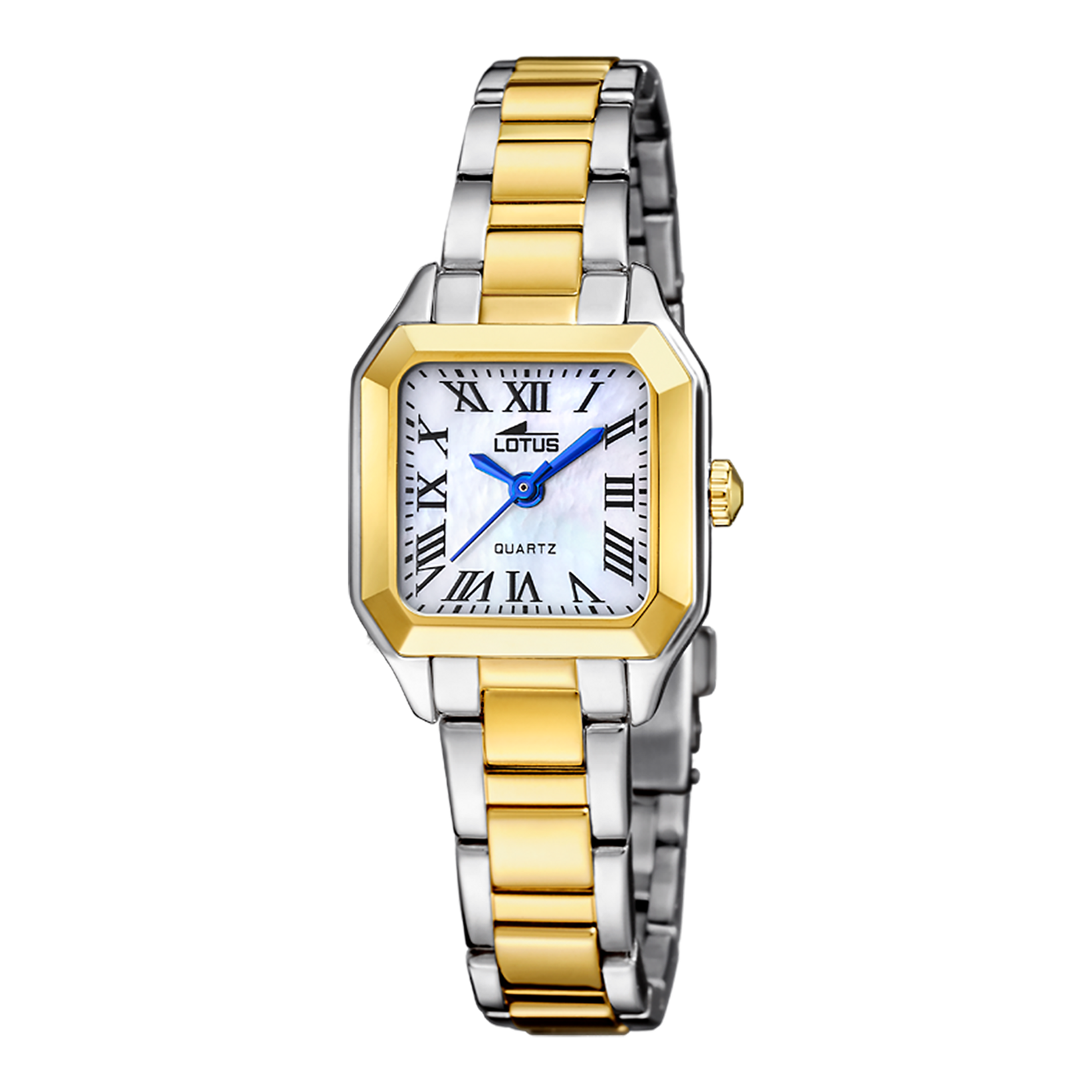 RELOJ DE MUJER LOTUS OLD MONEY 19036/2 CON ESFERA PLATA Y CORREA BICOLOR