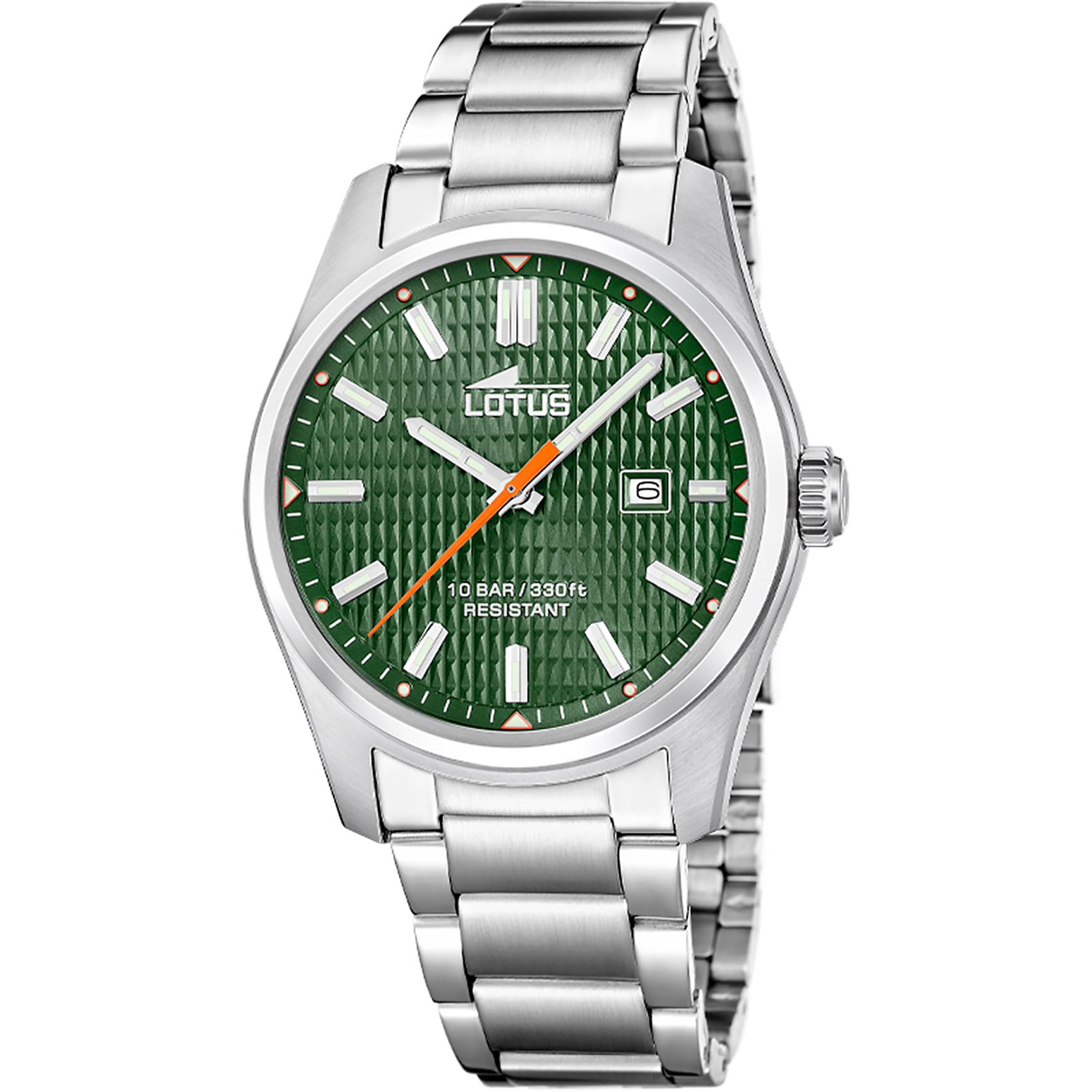 RELOJ LOTUS ACERO CLÁSICO 19060/5 VERDE HOMBRE