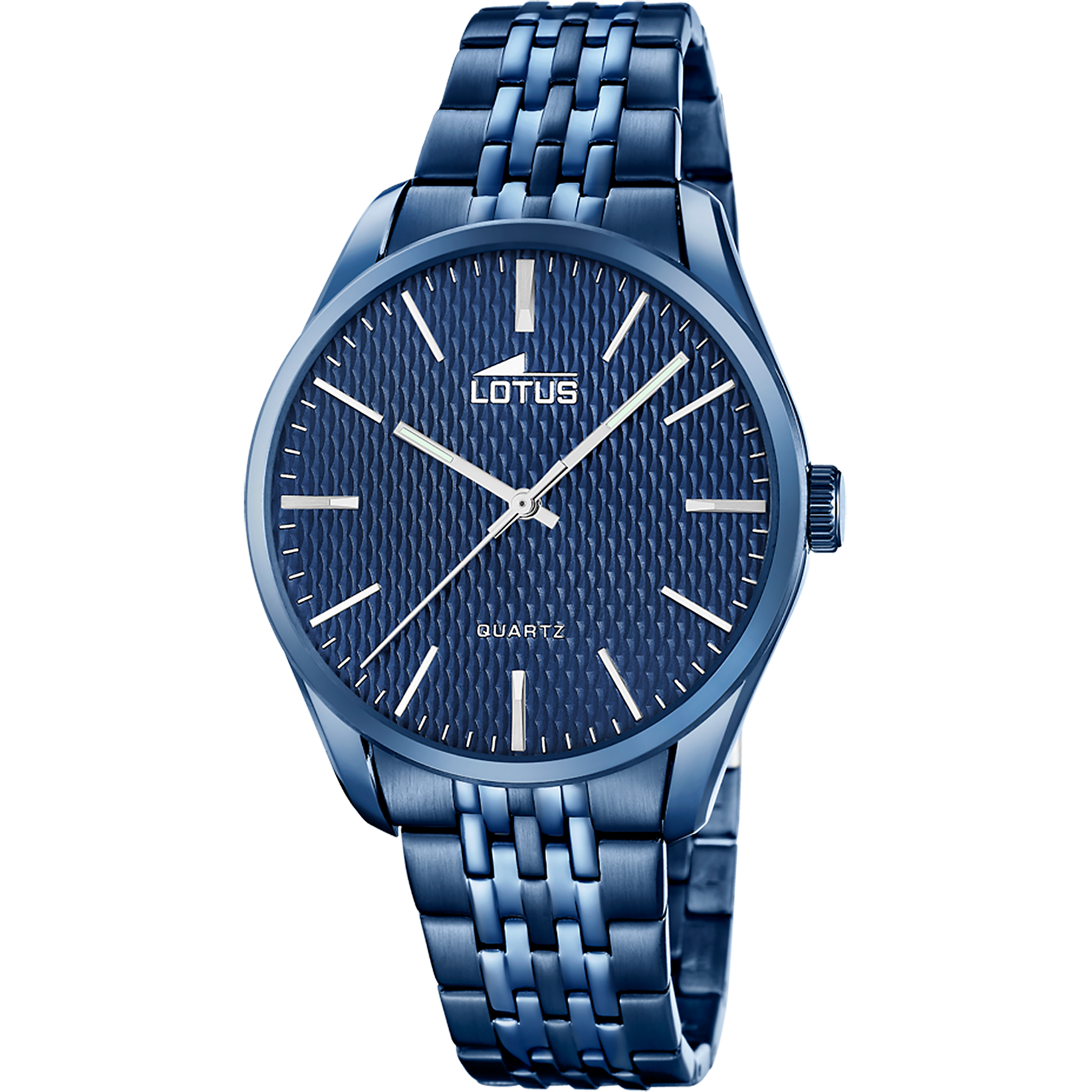 MONTRE LOTUS MINIMALIST FOR HIM 19069/1 BLEU, BRACELET D’ ACIER ...