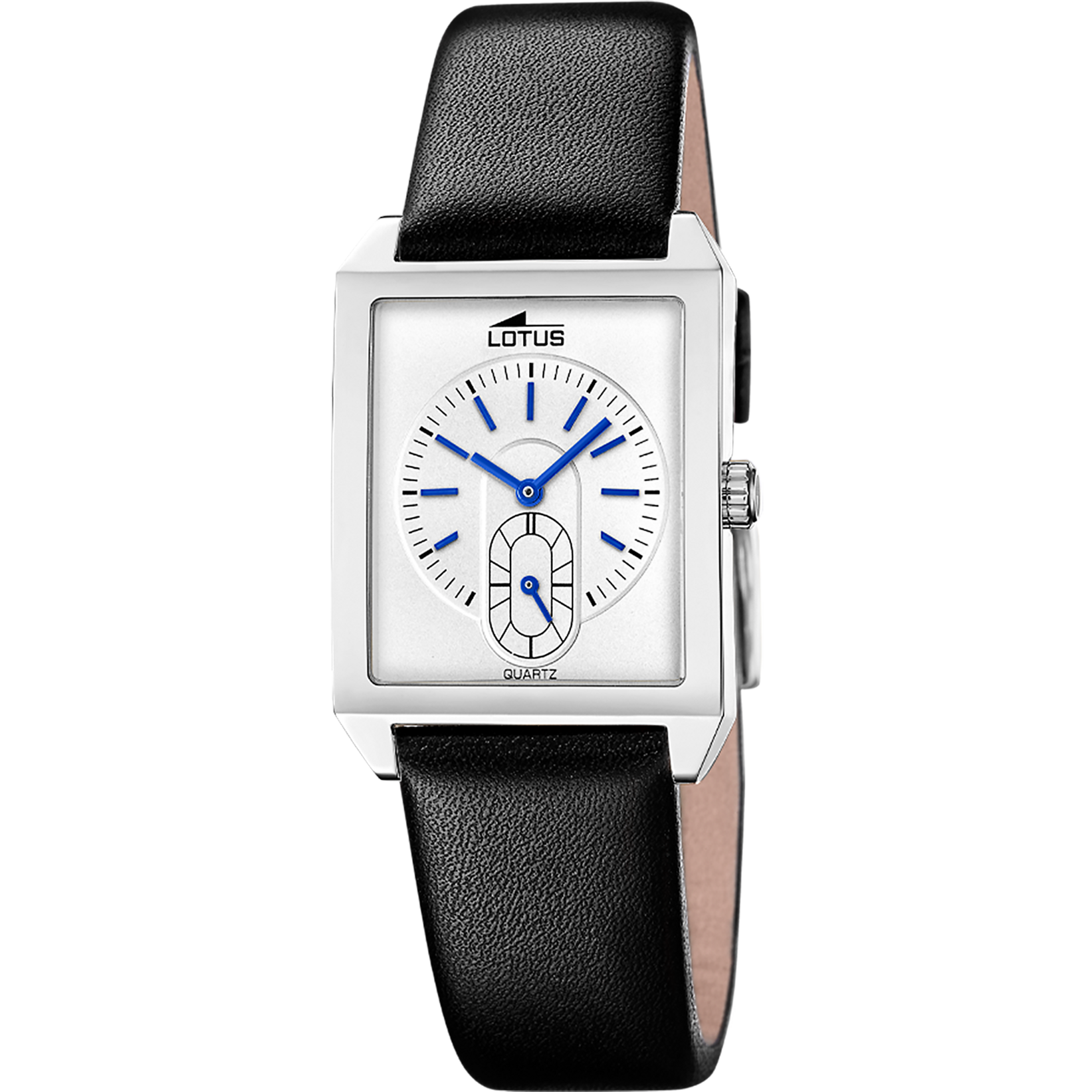 RELOJ LOTUS SQUARE SERIES 19078/1 PLATEADO CORREA DE PIEL, HOMBRE