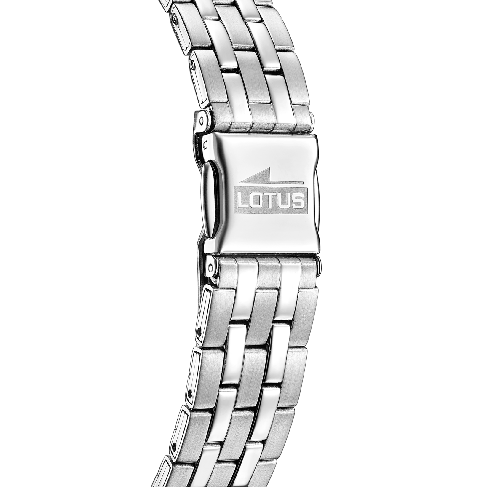 Reloj de mujer Square Series nacarado con brazalete de acero 18985/1