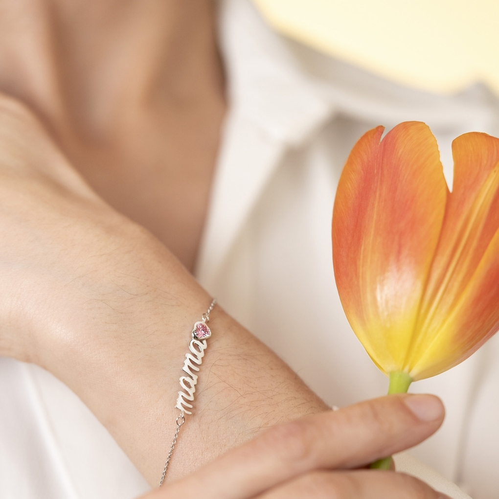 BRACELET MAMAN LOTUS SILVER LP1808-2/8 ARGENT FEMME