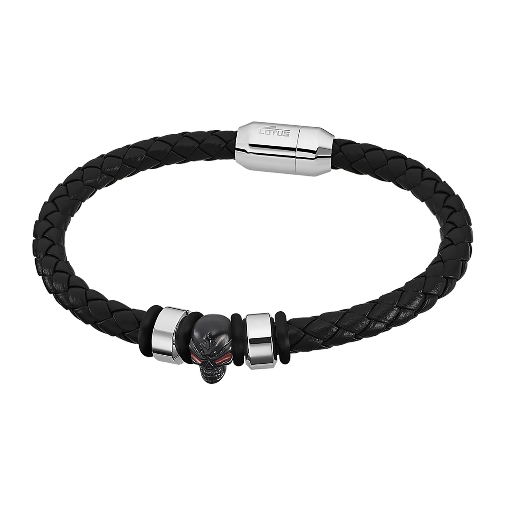 BRACELET LOTUS STYLE DARK STYLE LS2066-2/3 CUIR HOMME