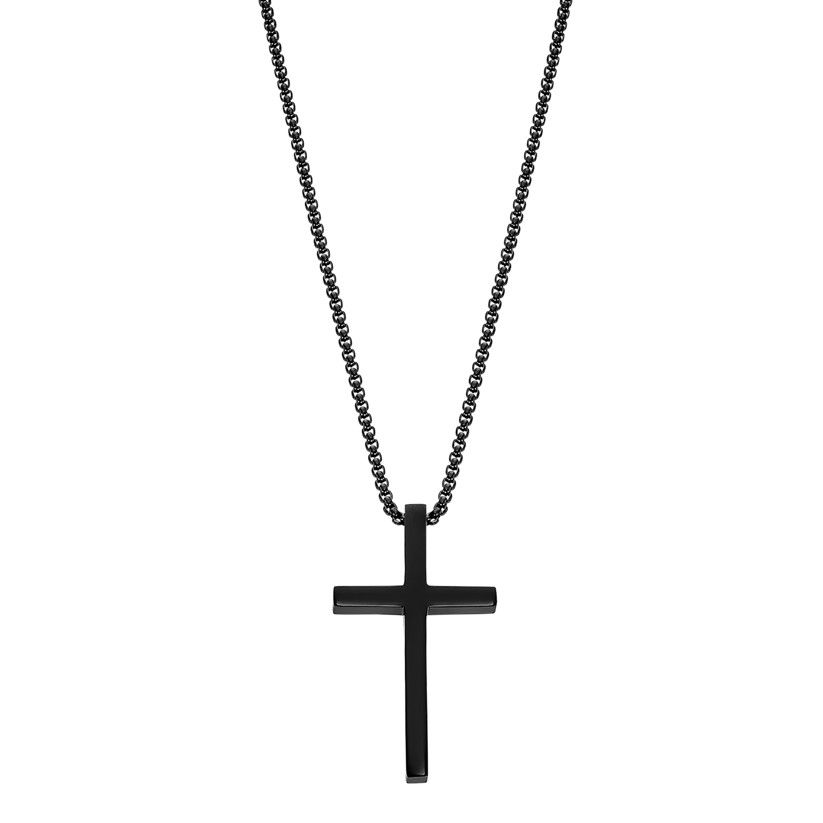 Stainless Steel Cross Necklace For Men Stainless Steel Mens Catholic