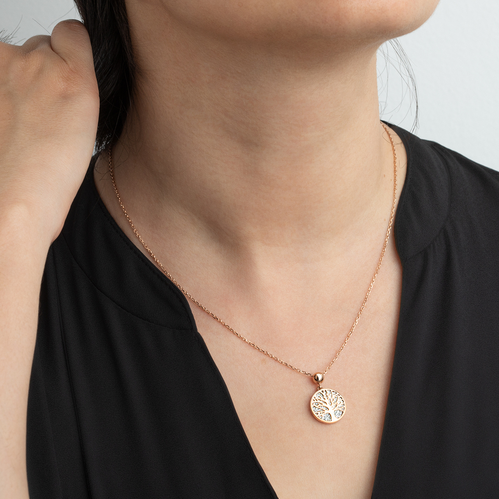 Lotus Style woman's steel necklace LS2225-1/2
