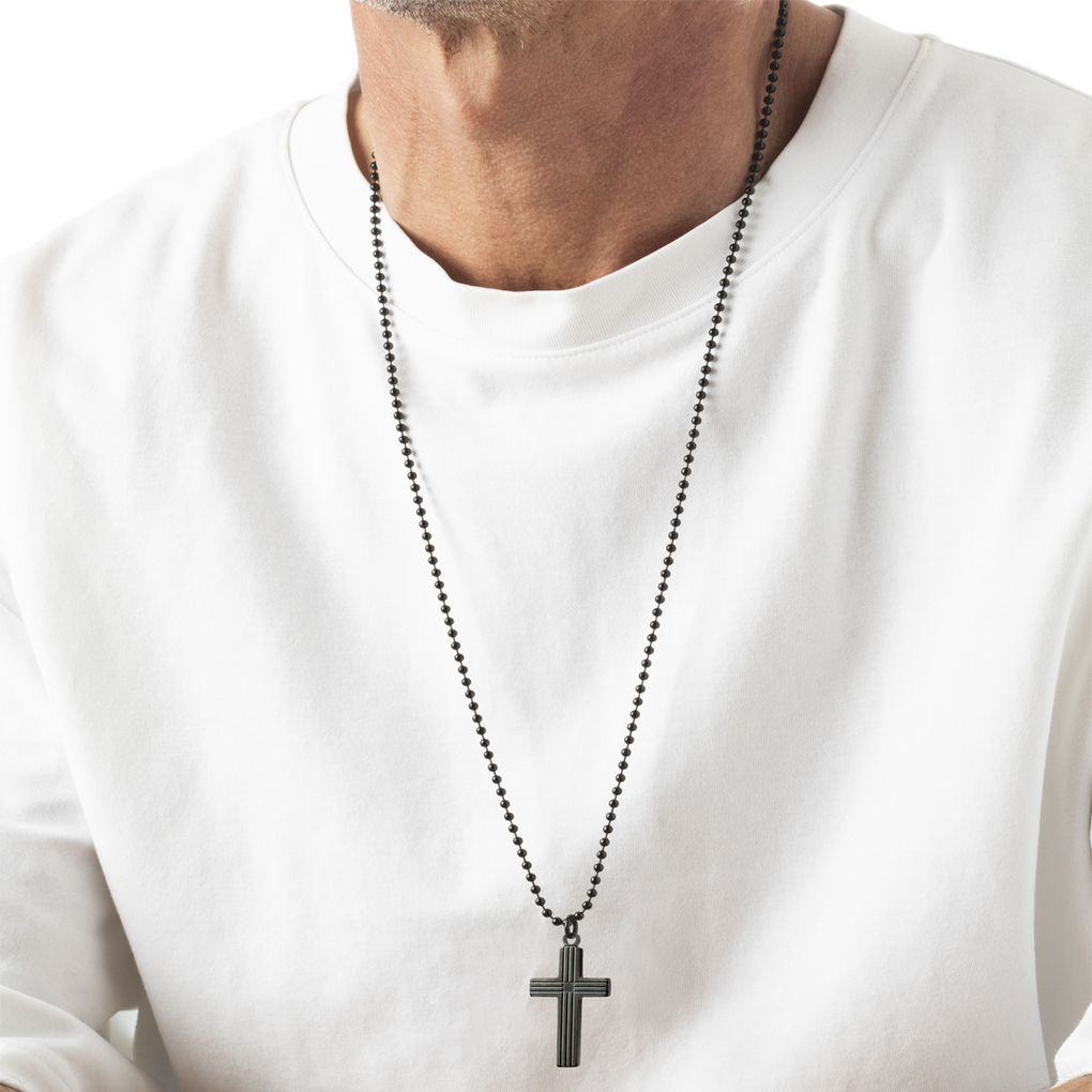Heavy Stainless Steel Cross Pendants For Men